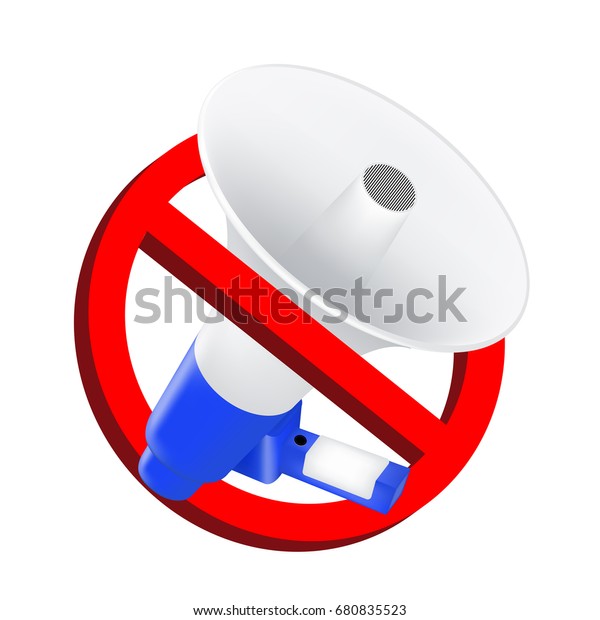 Do Not Use Sound Prohibition Signs: vector de stock (libre de regalías ...