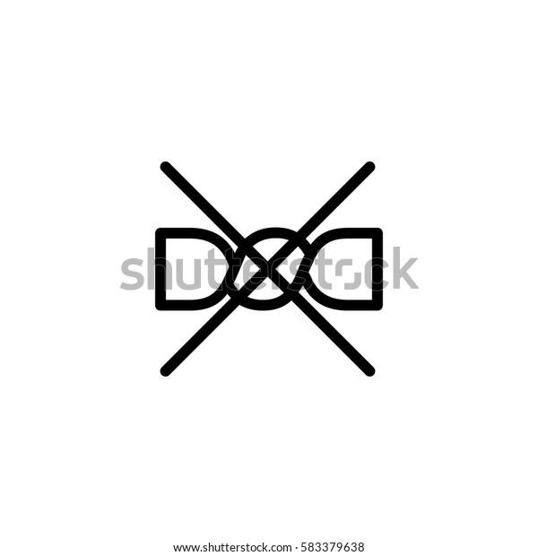 Do Not Wring Laundry Icon Black Stock Vector (Royalty Free) 583379638 ...