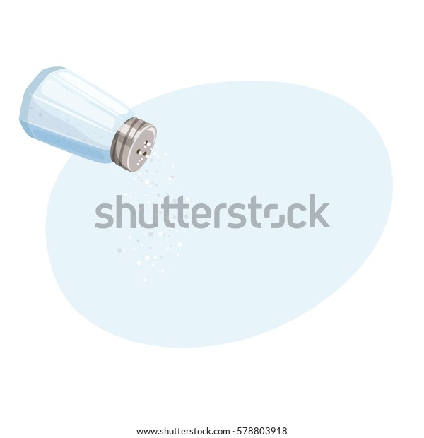 Do Pour Salt Salt Shaker Baking Stock Vector (Royalty Free) 578803918