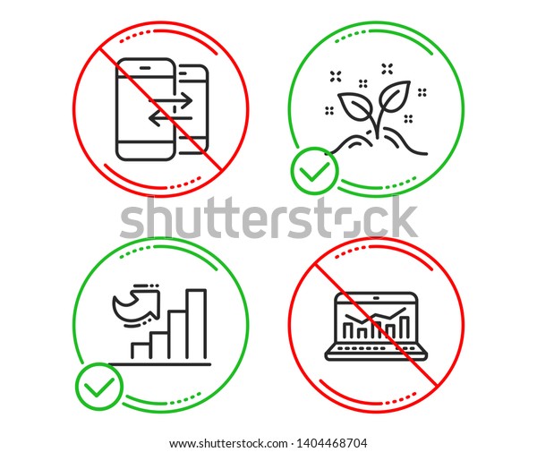 Do Stop Growth Chart Phone Communication Stock Vector (Royalty Free ...