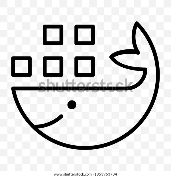 Docker Whale Favorites Icon Vector Stock Vector (Royalty Free ...