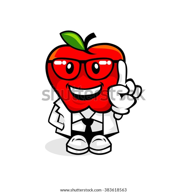 Doctor Apple Stock Vector (Royalty Free) 383618563