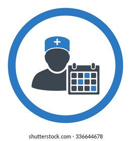 Doctor Appointment Vector Icon Style Flat Stock Vector (Royalty Free ...