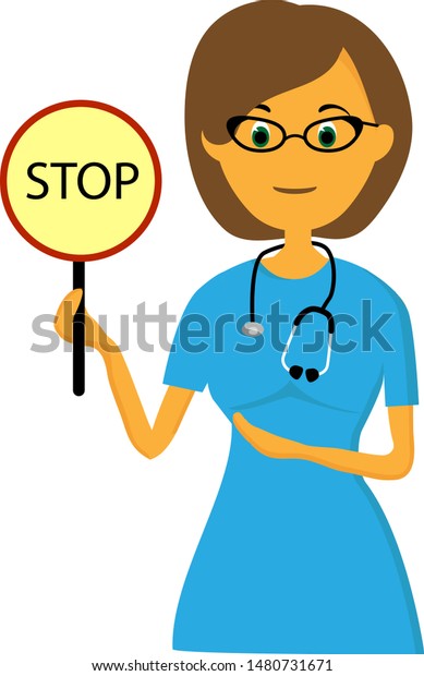 Doctor Ban Doctor Sign Stop Harm Stock Vector (Royalty Free) 1480731671 ...