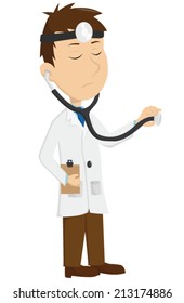 Doctor Checking Patient Stock Vector (Royalty Free) 213174886 ...