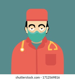 Doctor Design Template That Simple Stock Vector (Royalty Free) 1712569816
