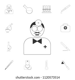 Doctor Icon Simple Element Illustration Doctor Stock Vector (Royalty ...