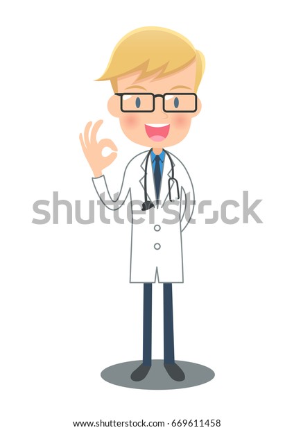 Doctor Ok Sign Stock Vector (Royalty Free) 669611458 | Shutterstock