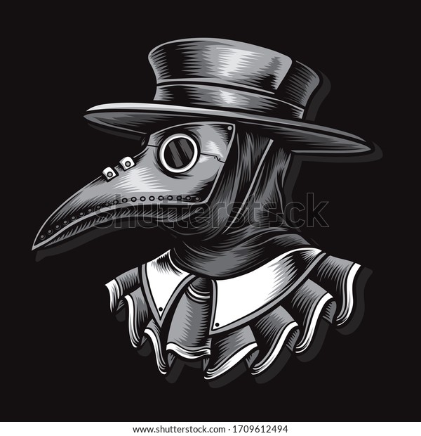 Doctor Plague Vector Logo Illustration Stock Vector (Royalty Free ...