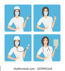 Doctor Polyclinic Stock Vector (Royalty Free) 1070992124 | Shutterstock