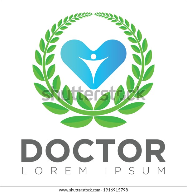 Doctorl Logo Heart Frame Vector Illustration Stock Vector (Royalty Free ...