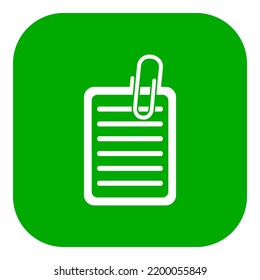 Document App Icon On White Stock Vector (Royalty Free) 2200055849 ...