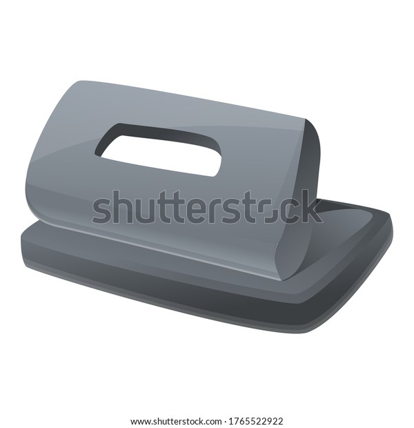 Document Hole Puncher Icon Cartoon Document Stock Vector (Royalty Free ...