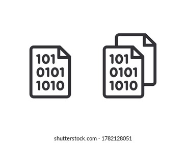 Document Icon Code Icon Office Document Stock Vector (Royalty Free) 1782128051 | Shutterstock