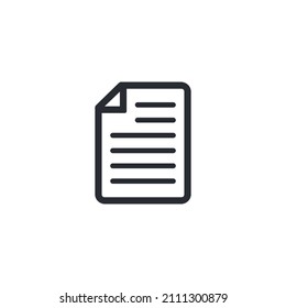 Document Icon Paper Icon Prepare Document Stock Vector (Royalty Free ...