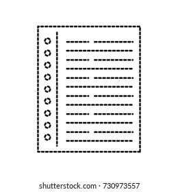 Document Paper Sheet Office Letter Communication Stock Vector (Royalty ...