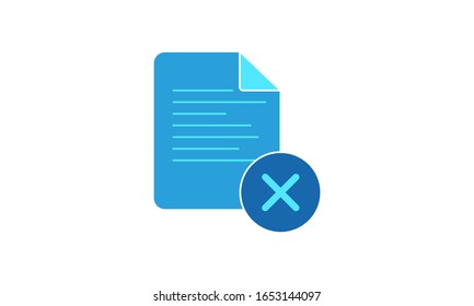 85 Not accepted document icon Images, Stock Photos & Vectors | Shutterstock