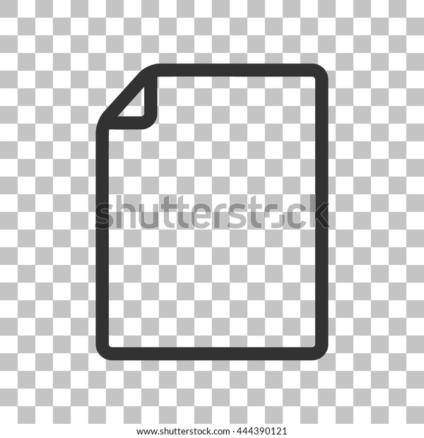 Document Sign Illustration Dark Gray Icon Stock Vector (Royalty Free ...