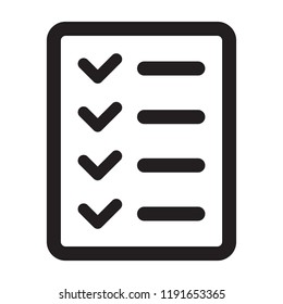 Document Tick Vector Icon Stock Vector (Royalty Free) 1191653365 ...