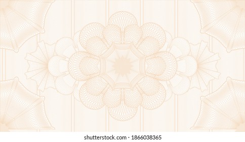 Document Watermark Banknotes Intense Illustration Detailed Stock Vector ...