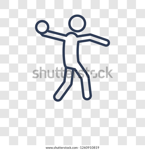 Dodgeball Icon Trendy Dodgeball Logo Concept Stock Vector (Royalty Free ...