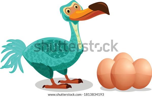Dodo Bird Cartoon Vector Art Illustration Stock Vector (Royalty Free ...