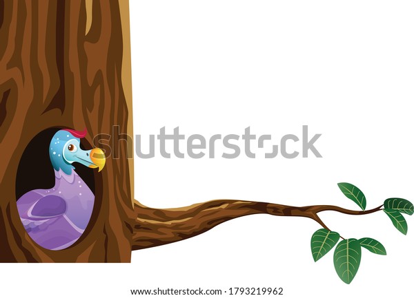 Dodo Birds Tree Cartoon Vector Art 库存矢量图（免版税）1793219962 | Shutterstock