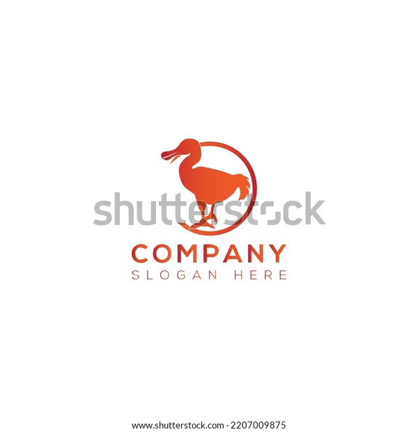 Dodo Vector Art Logo Design Stock Vector (Royalty Free) 2207009875 ...