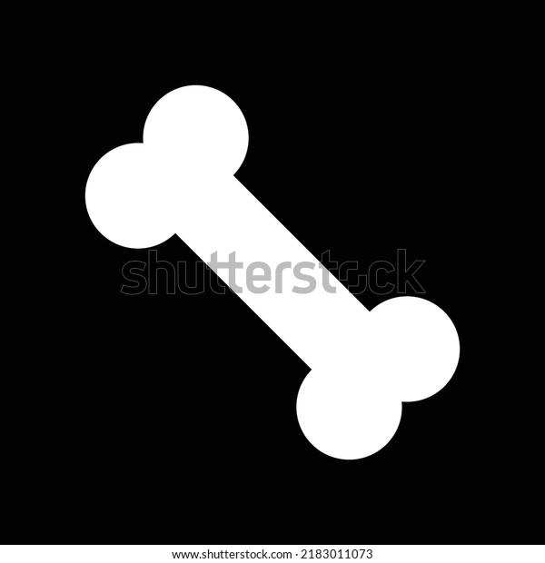 Diseño vectorial de hueso de perro: vector de stock (libre de regalías ...