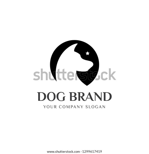 Dog Brand Logo , illustration And Vector