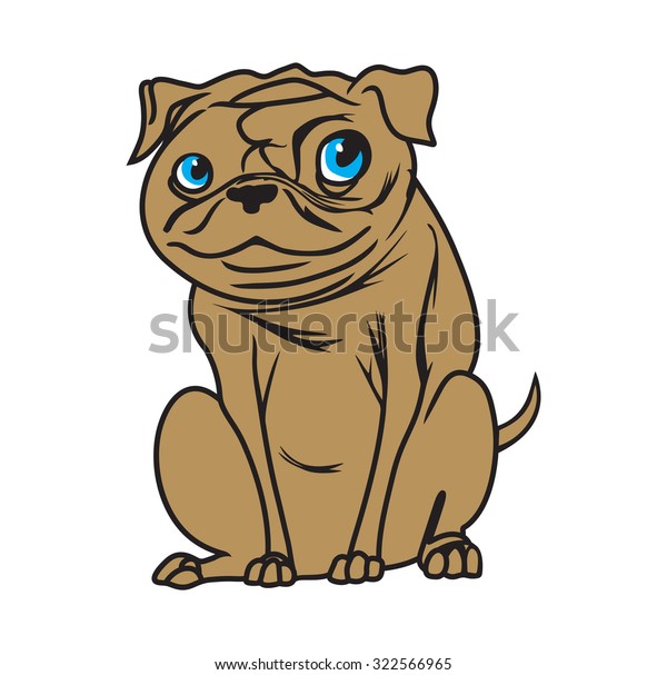 Dog Cartoon Vector Illustration Stock Vector (Royalty Free) 322566965 ...