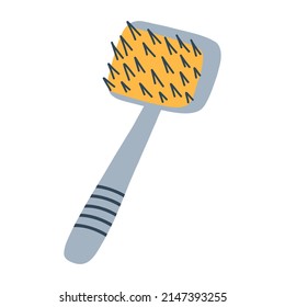 Dog Cat Comb Cartoon Flat Style Stock Vector (Royalty Free) 2147393255 ...