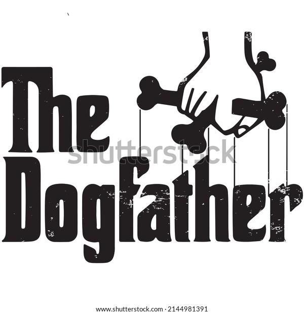 Dog Father Design Dog Father Vector Stock Vector (Royalty Free ...