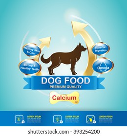 Dog Food Vector Stock Vector (Royalty Free) 393254200 | Shutterstock