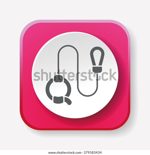 Dog Lead Icon Stock Vector (Royalty Free) 379583434