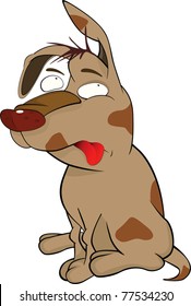 Dog Mongrel Cartoon Stock Vector (Royalty Free) 77534230 | Shutterstock