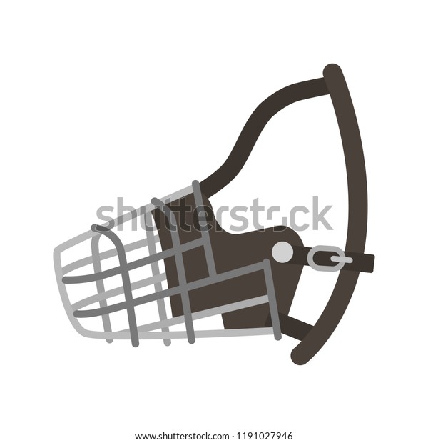 Dog Muzzle Color Vector Icon Flat Stock Vector (Royalty Free ...