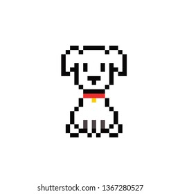 Dog Pixel Art Stock Vector (Royalty Free) 1367280527 | Shutterstock