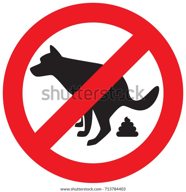 Dog Pooping Icon Vector Illustration Pet Stock Vector (Royalty Free ...