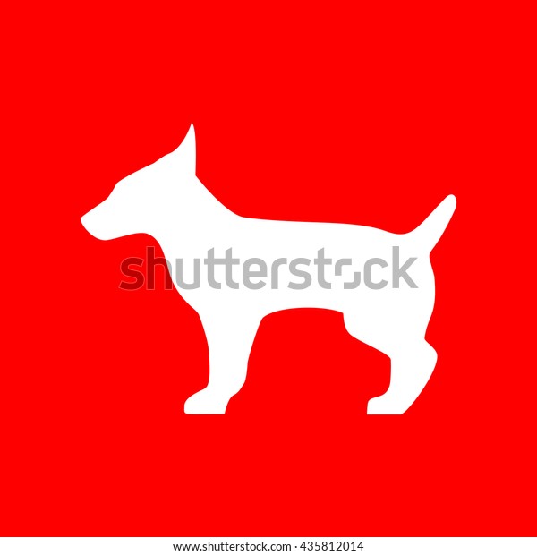 Dog Sign Illustration Stock Vector (Royalty Free) 435812014 | Shutterstock
