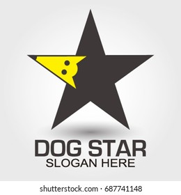Dog Star Logo Stock Vector (Royalty Free) 687741148 | Shutterstock