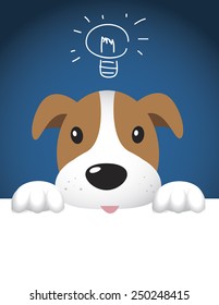 Dog Thinking Illustration Stock Vector (Royalty Free) 250248415