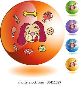 Dog Treats Stock Vector (Royalty Free) 50411329 | Shutterstock