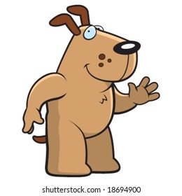 Dog Waving Stock Vector (Royalty Free) 18694900