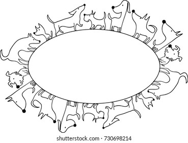 241 Dogs oval frame Images, Stock Photos & Vectors | Shutterstock