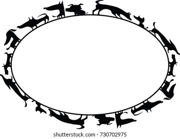 241 Dogs oval frame Images, Stock Photos & Vectors | Shutterstock