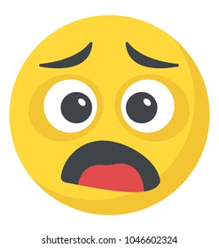 Angry Emoticon Emoji Smiley Vector Illustration 스톡 벡터(로열티 프리 ...