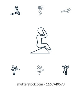 Doing Icon Collection 7 Doing Outline Stock Vector (Royalty Free ...