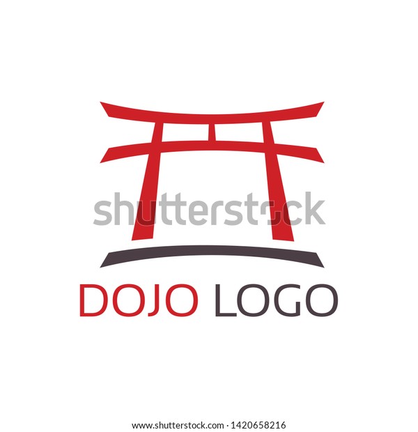 Dojo Logo In Red Color