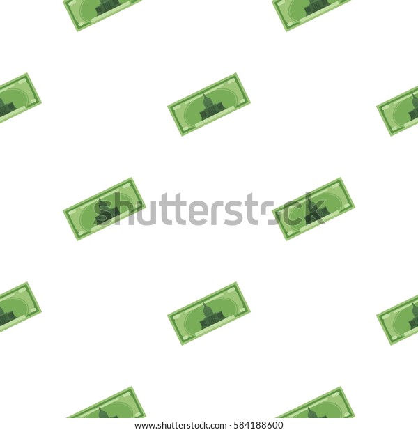 Dollar Bill Icon Cartoon Style Isolated Stock Vector (Royalty Free ...